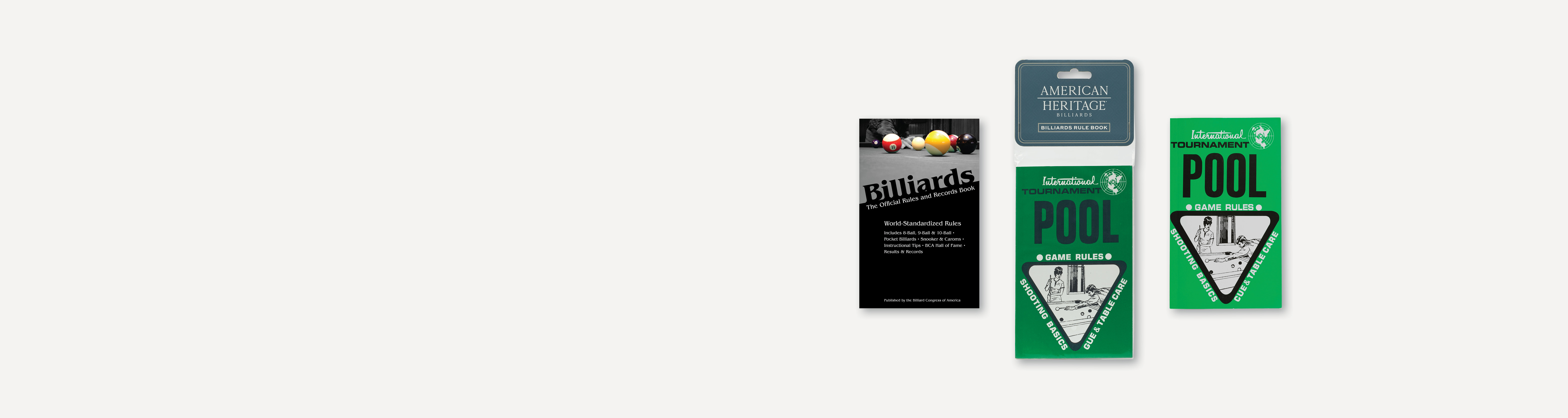 Billiards Rule Books – Cue & Case
