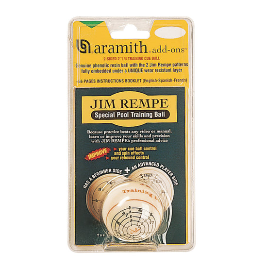 Aramith Jim Rempe Training Pool Ball – Cue & Case