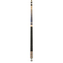 Lucasi Custom Natural Birdseye/Blue Luster Cue with Black & White Line ...