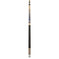 Lucasi Custom Natural Birdseye/Blue Luster Cue with Black & White Line ...