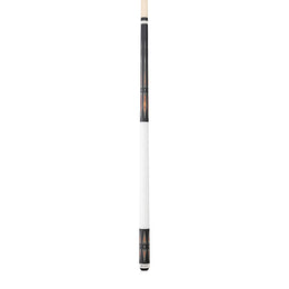 Players Matte Black & White Wrapless Cue – Cue & Case