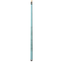 Players Sky Blue Matte Cue with Embossed Leather Wrap – Cue & Case