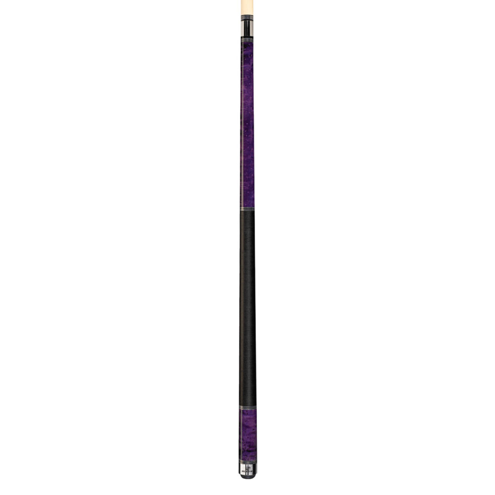 Players Violet Birdseye Cue with Black Linen Wrap – Cue & Case
