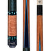 Pure X Birdseye Maple & Black/Turquoise Points Cue with Black Linen Wr ...