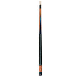 Pure X Birdseye Maple & Black/Turquoise Points Cue with Black Linen Wr ...