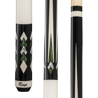 Rage Green Cascades Wrapless Cue – Cue & Case