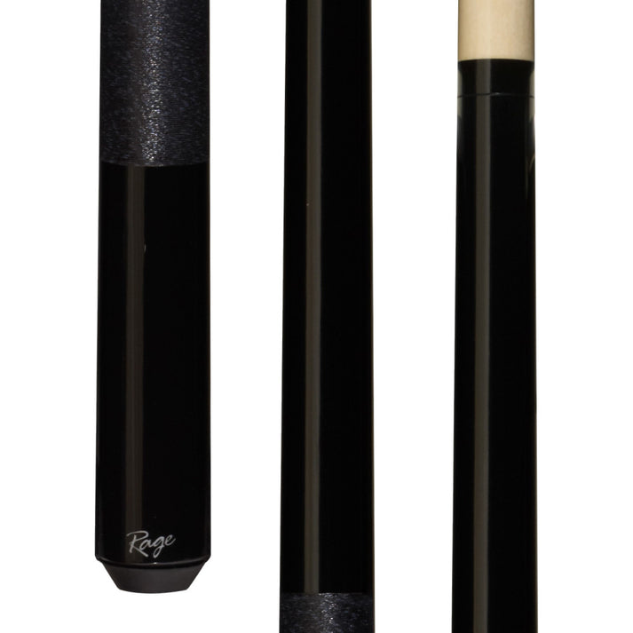 Rage Heavy Hitter 25 oz Black Gloss Break Cue with Black Nylon Wrap ...