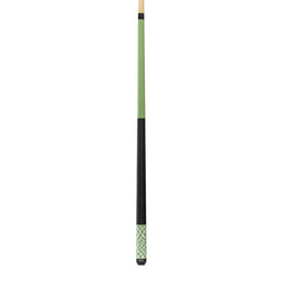 Rage Lime Green Checker Flag Cue with Black Linen Wrap – Cue & Case