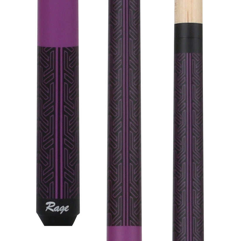 Rage Matte Purple Galaxy Wrapless Cue – Cue & Case